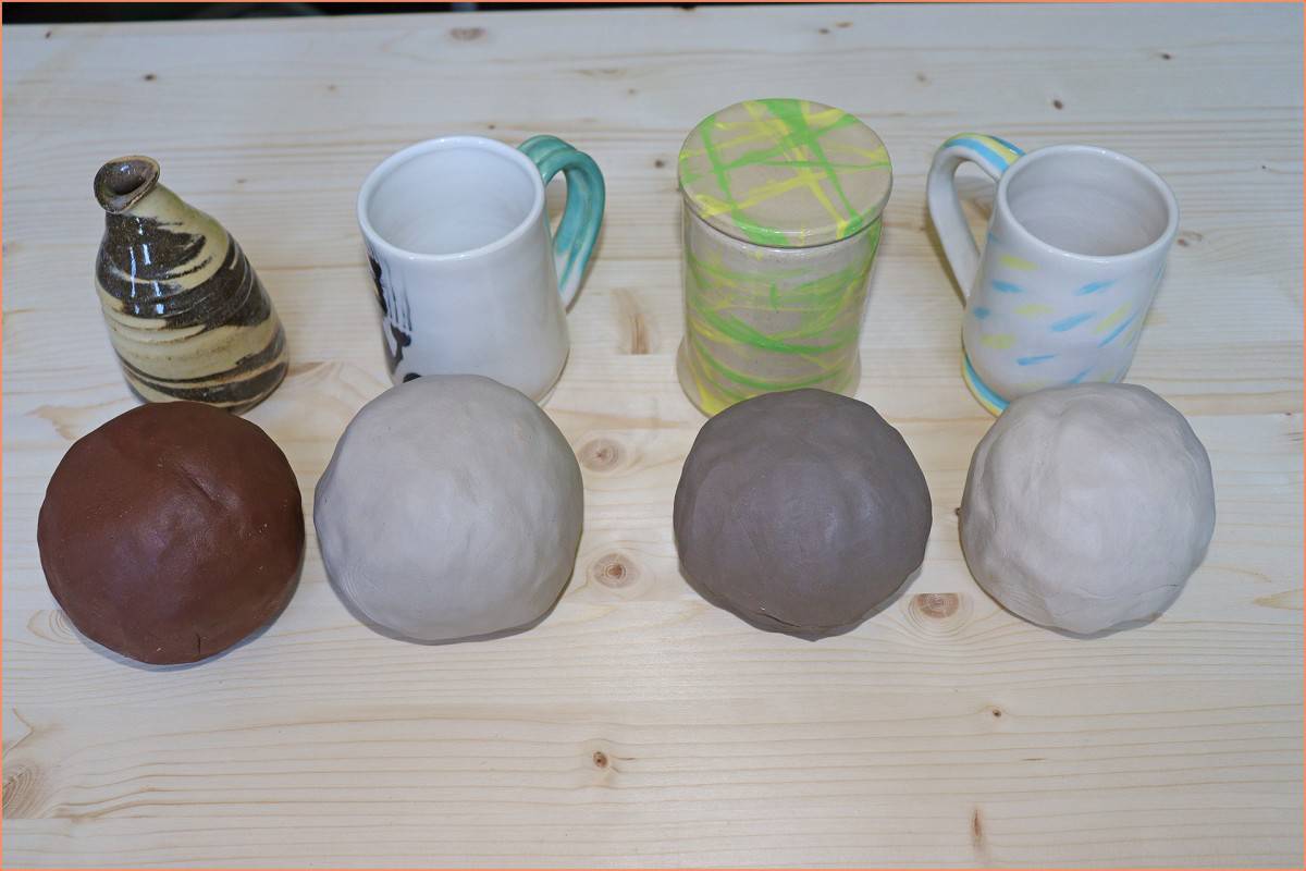 Types of clay for Pottery